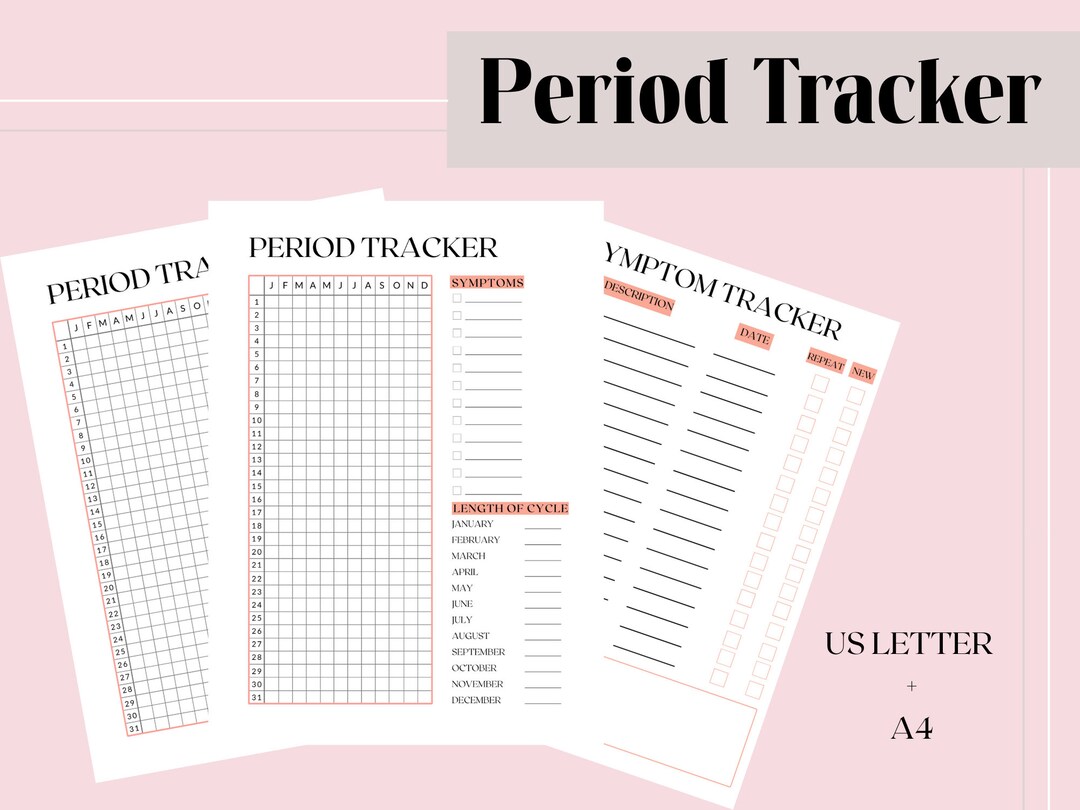 Period Tracker, Menstrual Cycle Planner, Period Log, Symptom Tracker ...