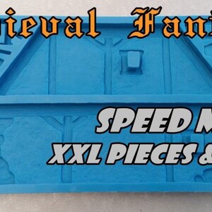 Medieval Fantasy Mold. Big Medieval Pieces. Wargame Silicone Mold ...