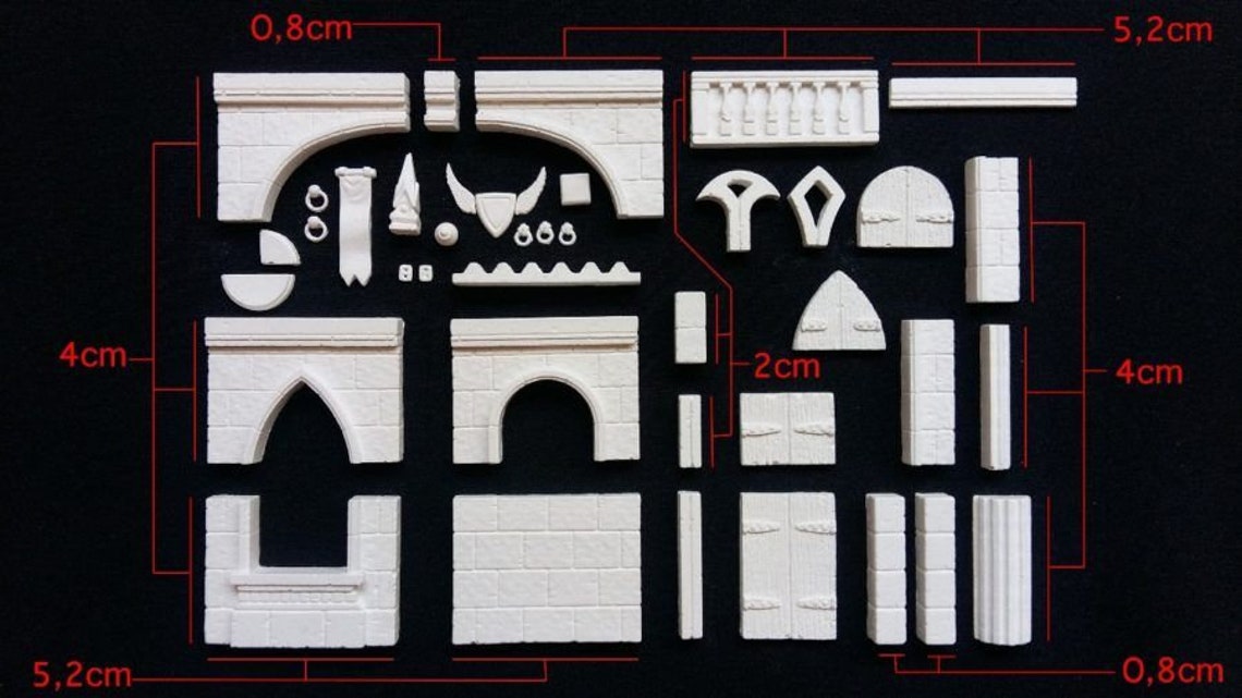 Gothic Cathedral. Master Silicone Mold for Warhammer 40000 Fantasy ...