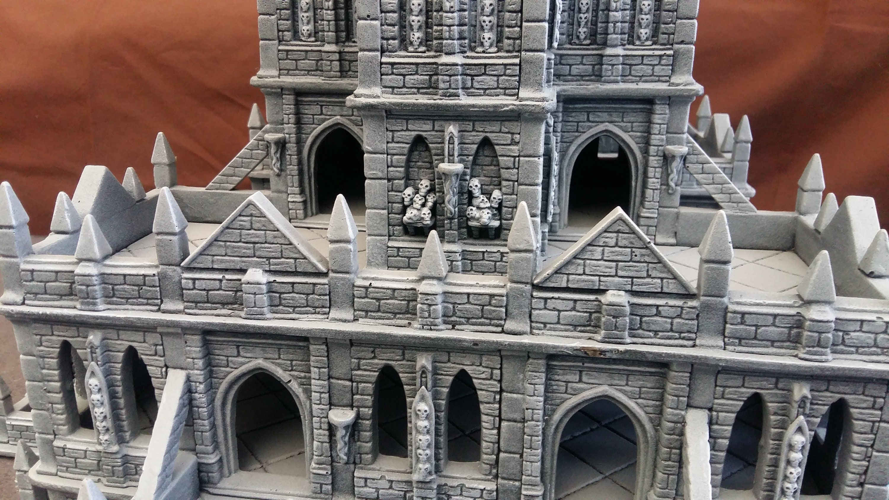 Gothic Stone Temples. Wargame Silicone Mold Warhammer 40000 Tombs ...