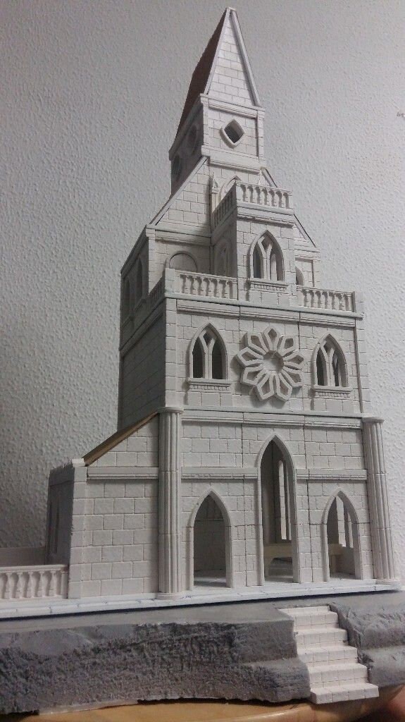 Gothic Cathedral Silicone Mold. Speed Silicone Mold for Warhammer 40000 ...