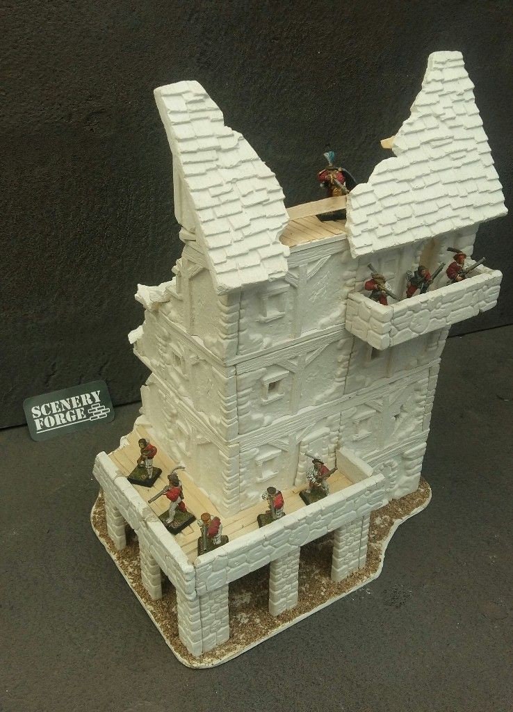 Medieval Fantasy Mold. Tile Roof XXL. Wargame Silicone Mold Warhammer ...