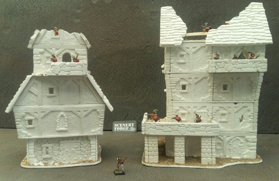 Medieval Fantasy Mold. Tile Roof XXL. Wargame Silicone Mold Warhammer ...