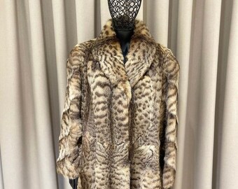Bobcat Fur Coat - Etsy