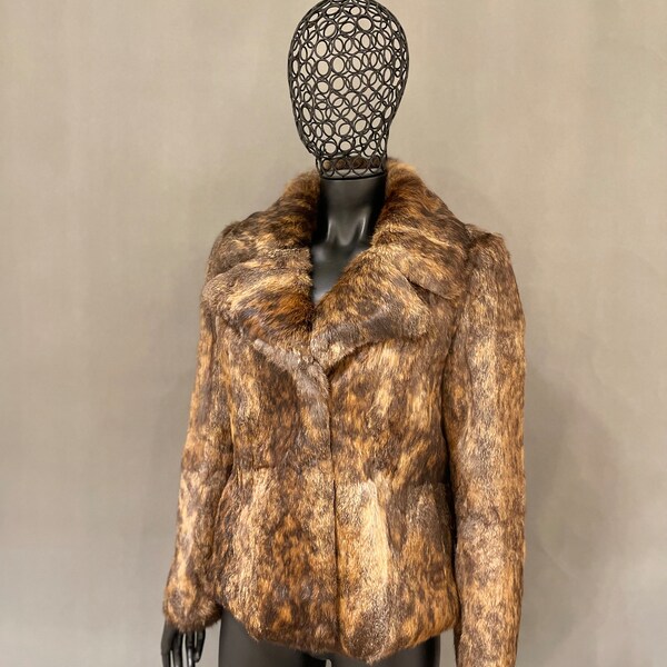 Rabbit Fur Coat - Etsy