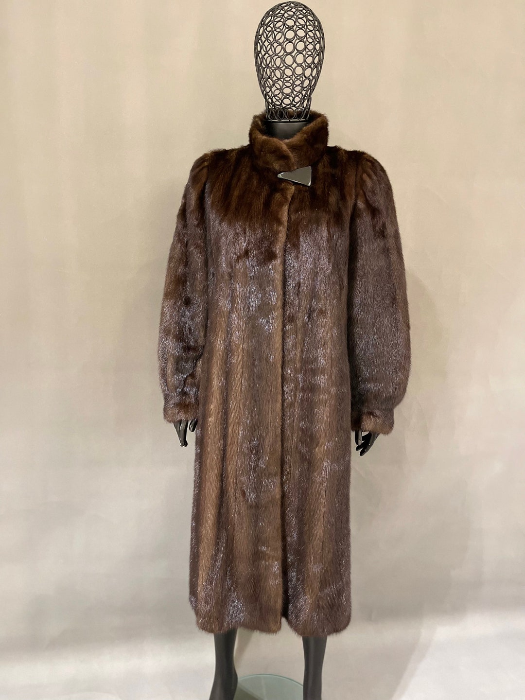 Mink Fur Coat, Vintage Mink Coat, Preloved Mink Coat, Long Fur Coat ...