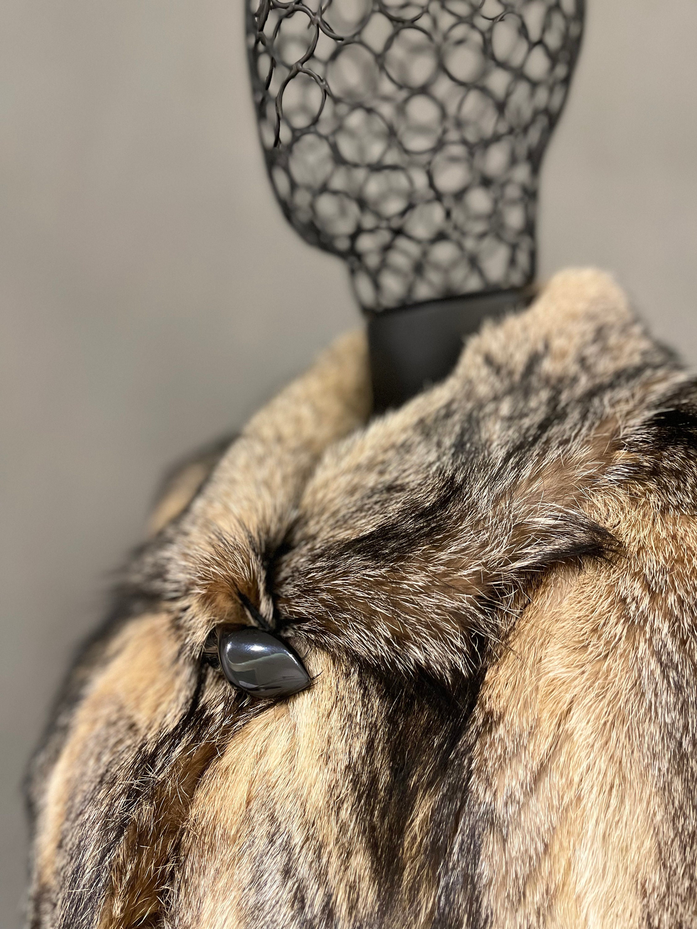 Vintage Coyote Fur Coat Exellent Condition Real Coyote Fur Womens ...