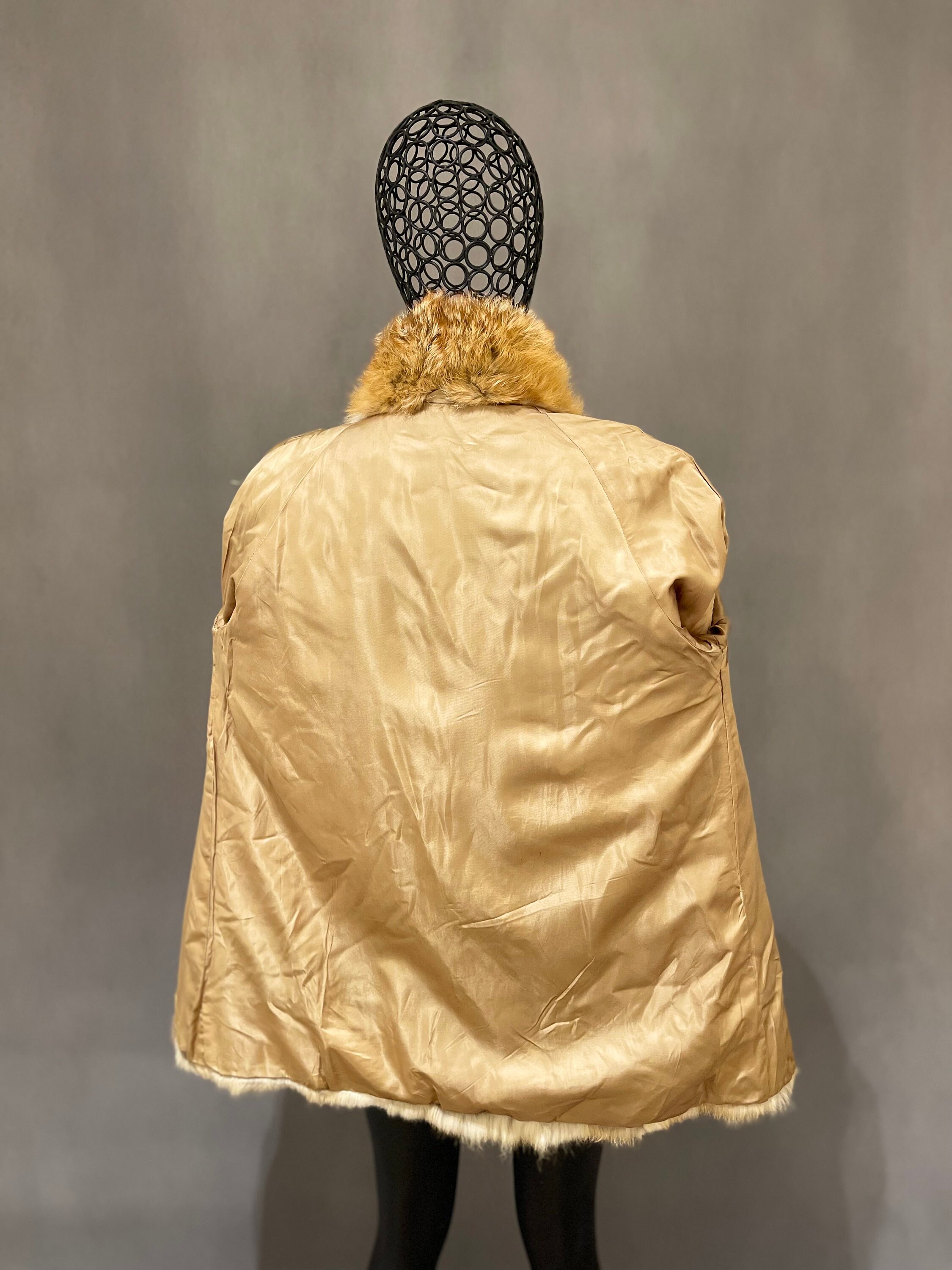 Fox Fur Coat, Red Fox Fur Coat, Vintage Fur Coat, Real Fox Coat, Soft ...