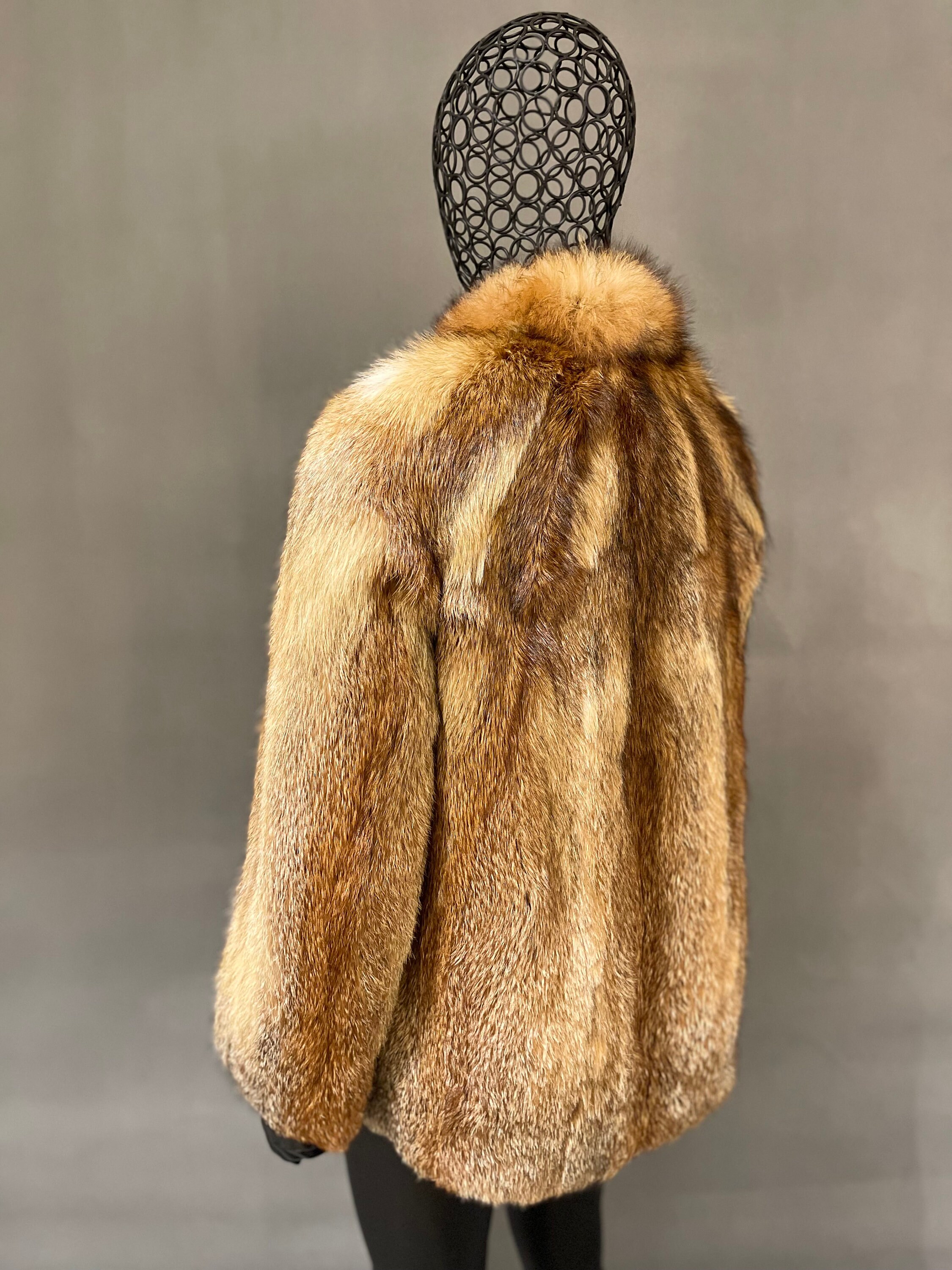Fox Fur Coat, Red Fox Fur, Vintage Fox Fur, Real Fox Fur, Fluffy Fox ...