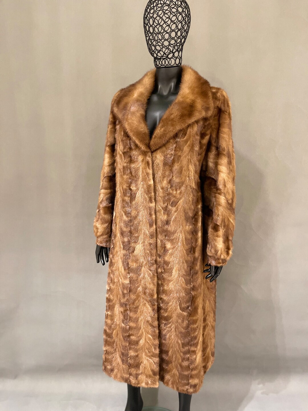 Mink Fur Coat, Vintage Mink Coat, Long Mink Coat, Soft Fur Coat, Fur ...
