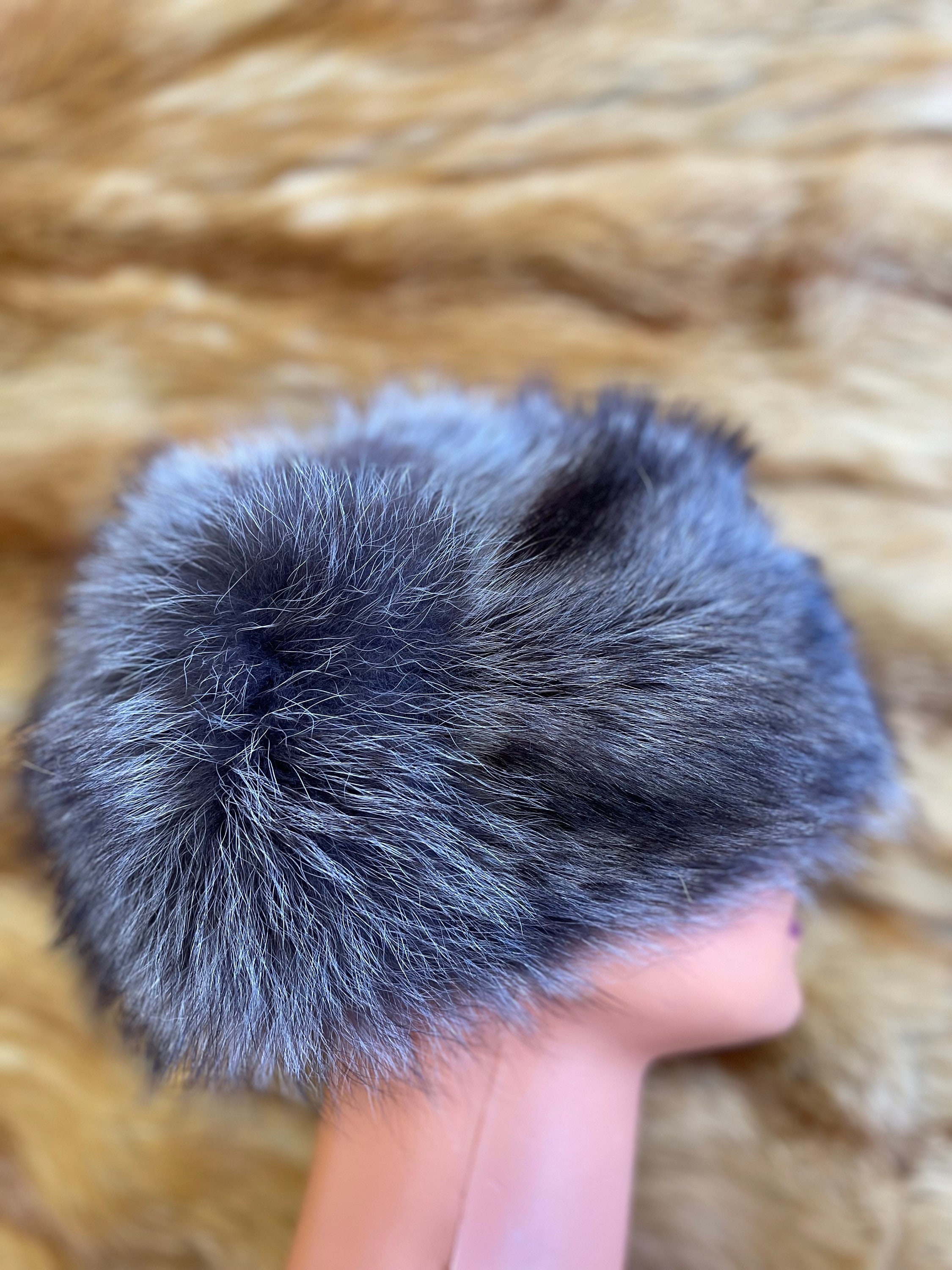 Fox Fur Hat, Real Fur Hat, Natural Fur Hat, Womens Fur Hat, Fur Hat for ...