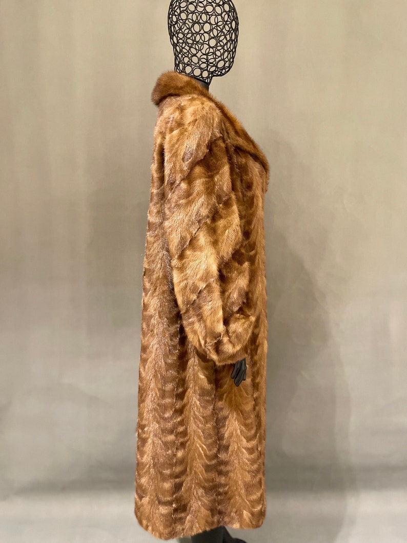 Mink Fur Coat, Vintage Mink Coat, Long Mink Coat, Soft Fur Coat, Fur ...