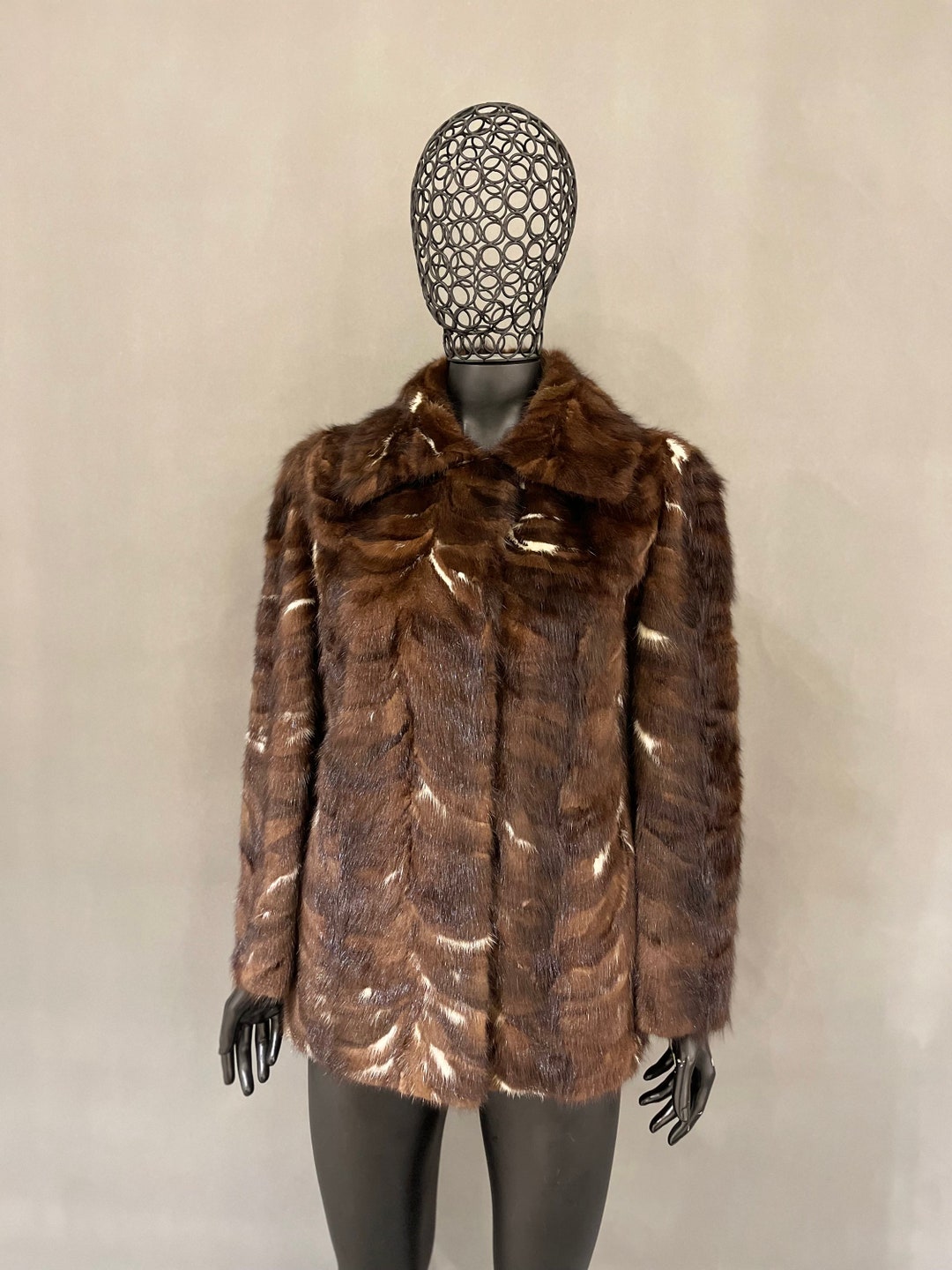 Mink Fur Coat, Vintage Fur Coat, Short Mink Coat, Soft Fur Coat ...