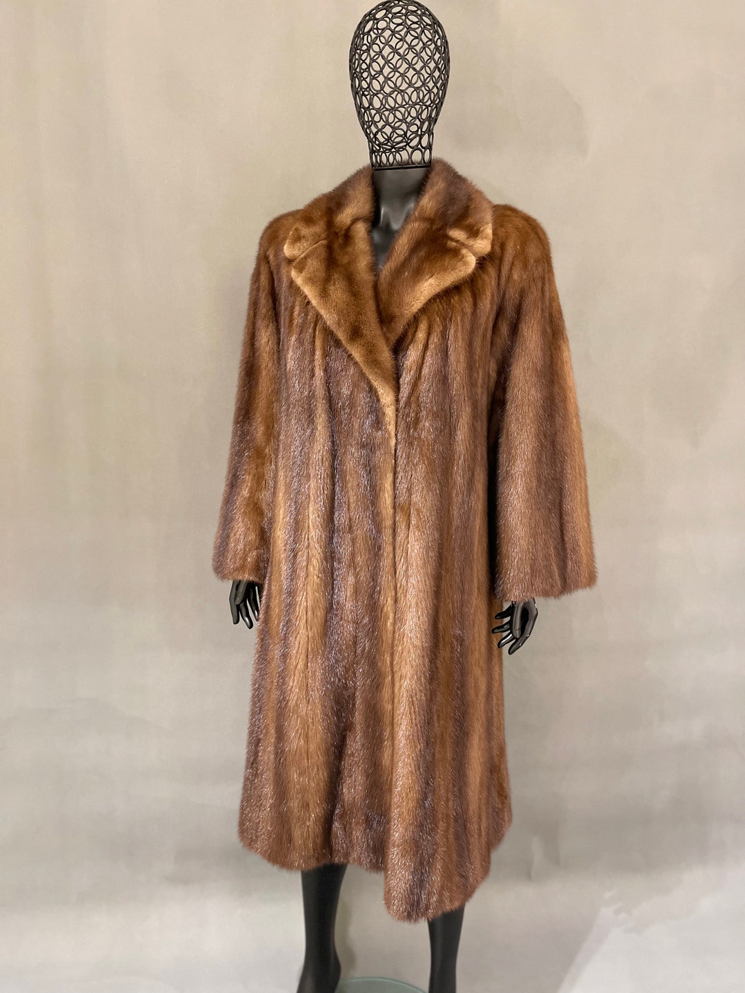 Mink Fur Coat, Vintage Fur Coat, Real Mink Fur Coat, Long Mink Coat ...