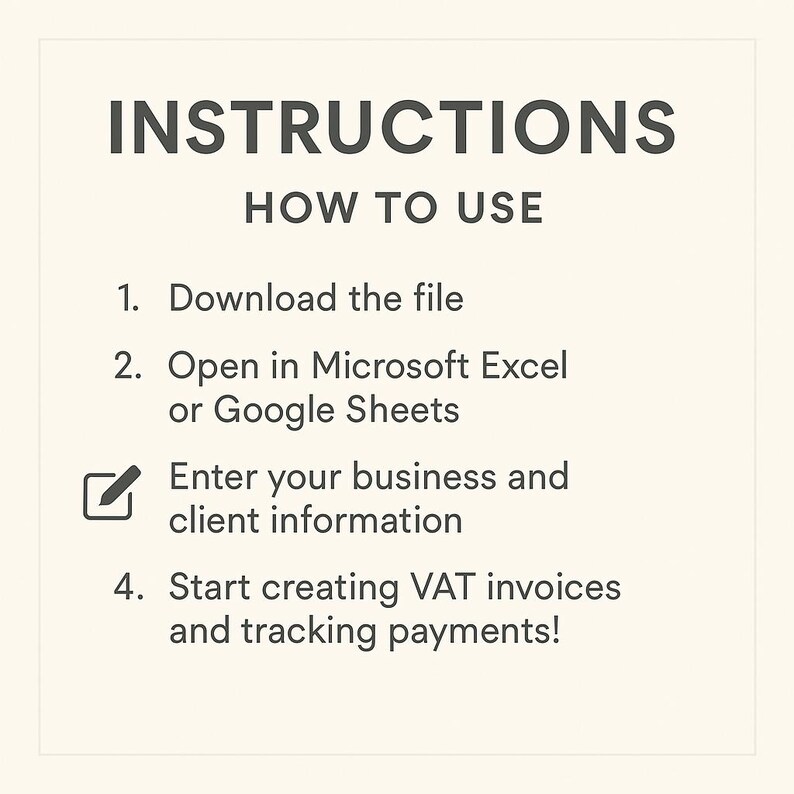 UK VAT Invoice Template and Tracker – Built by a Chartered Accountant ...