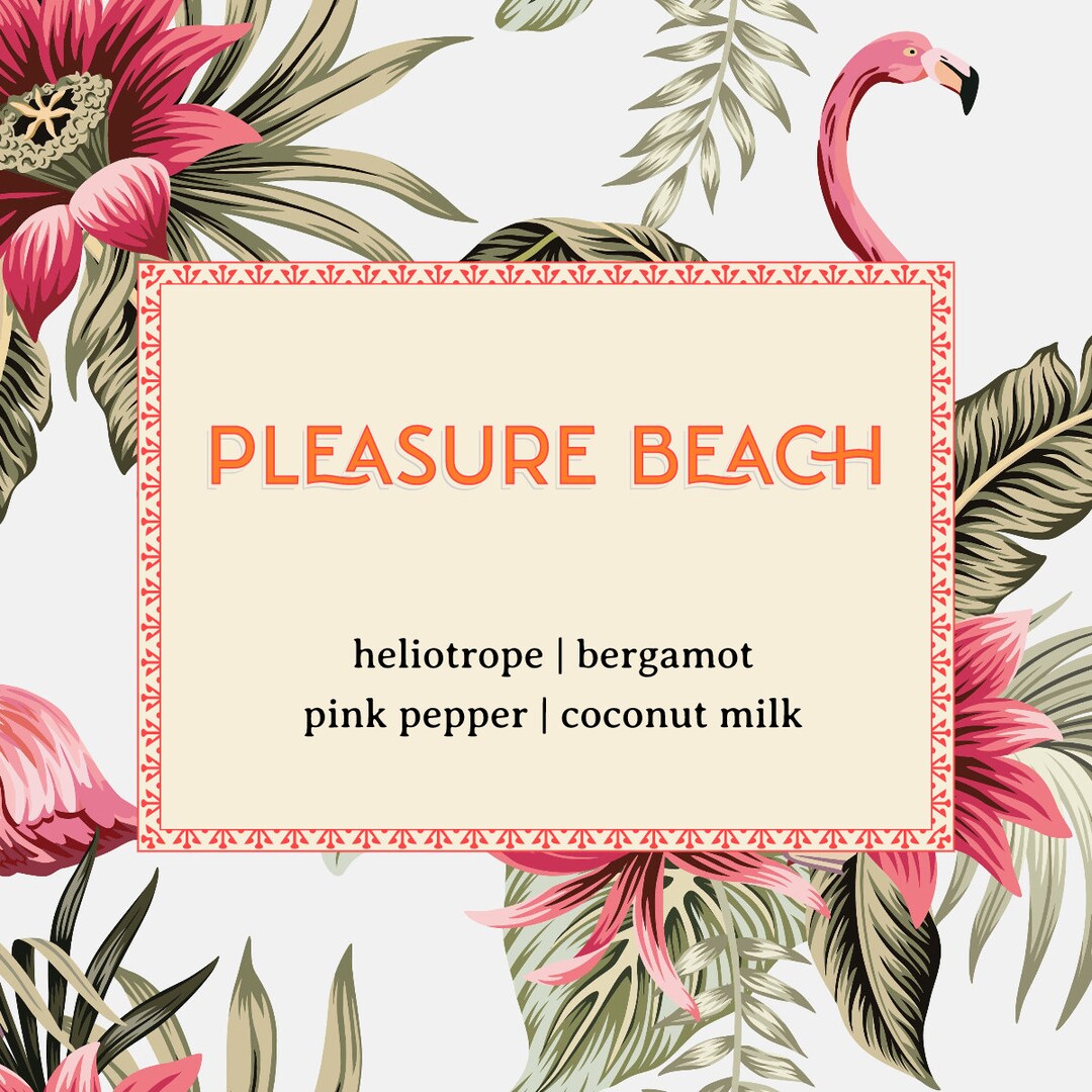 Pleasure Beach Scented Wax Melts Citrus, Pink Pepper, Coconut, Ylang ...