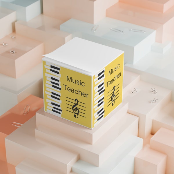 Custom Note Cube - Etsy