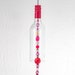 Clear Wine Bottle Wind Chime With Breast Cancer Awareness Strength ...