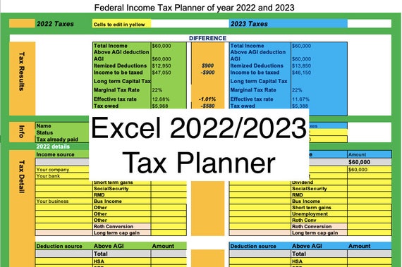 Tax Excel Template