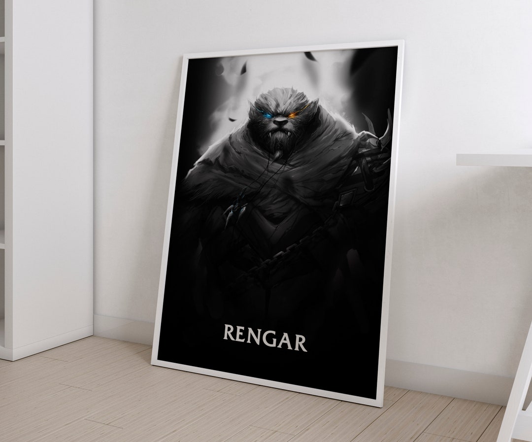 Rengar League of Legends Night Hunter Rengar League of Legends Poster ...