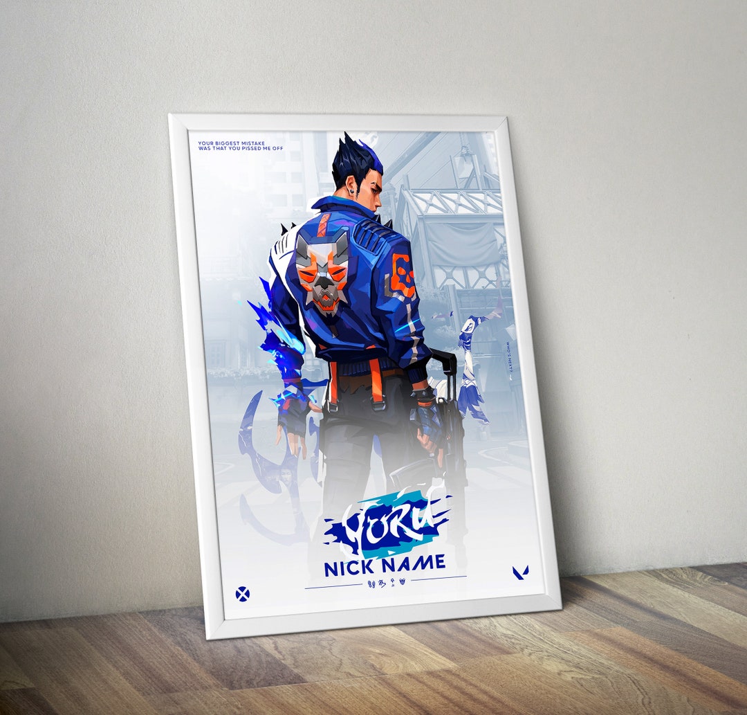 Yoru Valorant Valorant Poster Gaming Poster Gamer Room Decor Gamer Gift ...