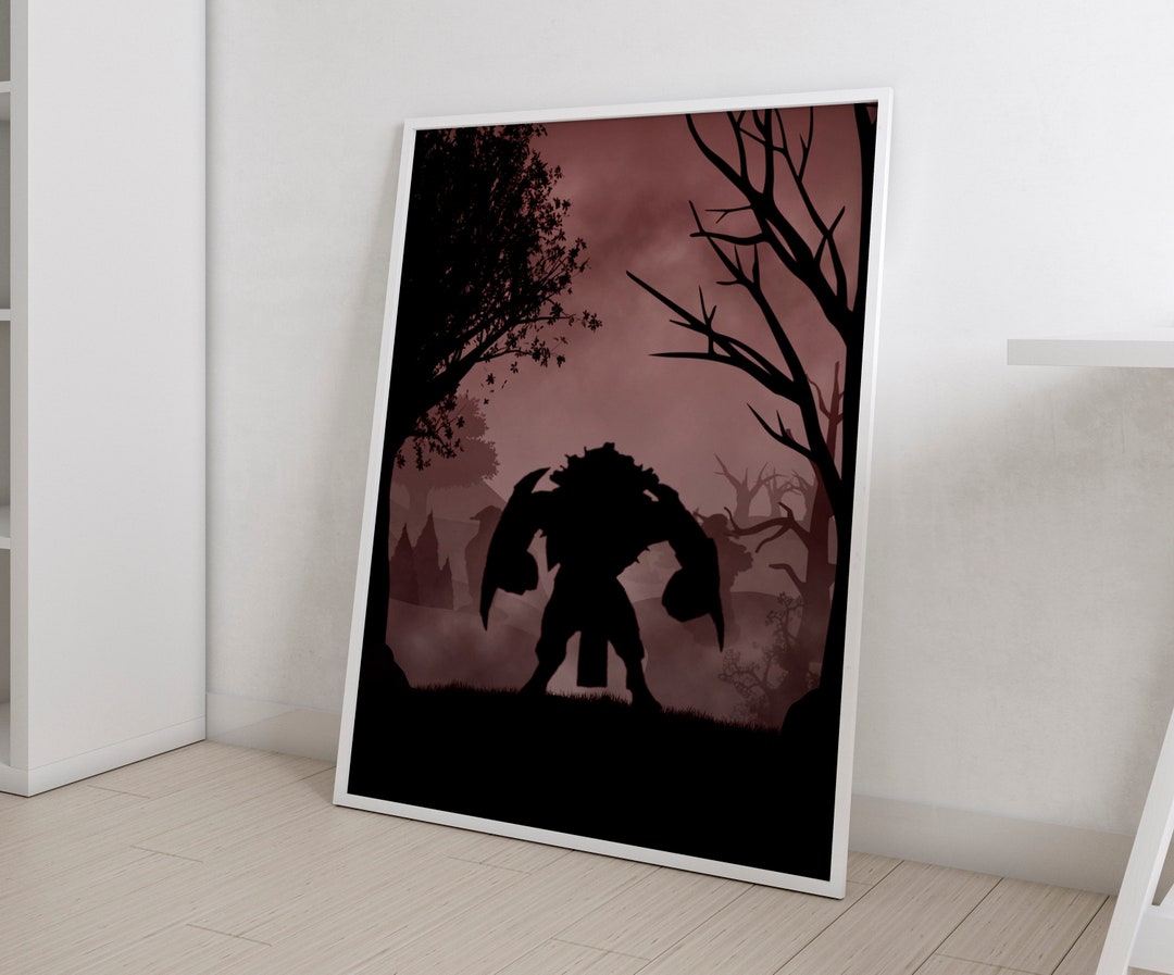 Bloodseeker Dota 2 DOTA 2 Poster DOTA Poster Gaming Poster Strygwyr ...