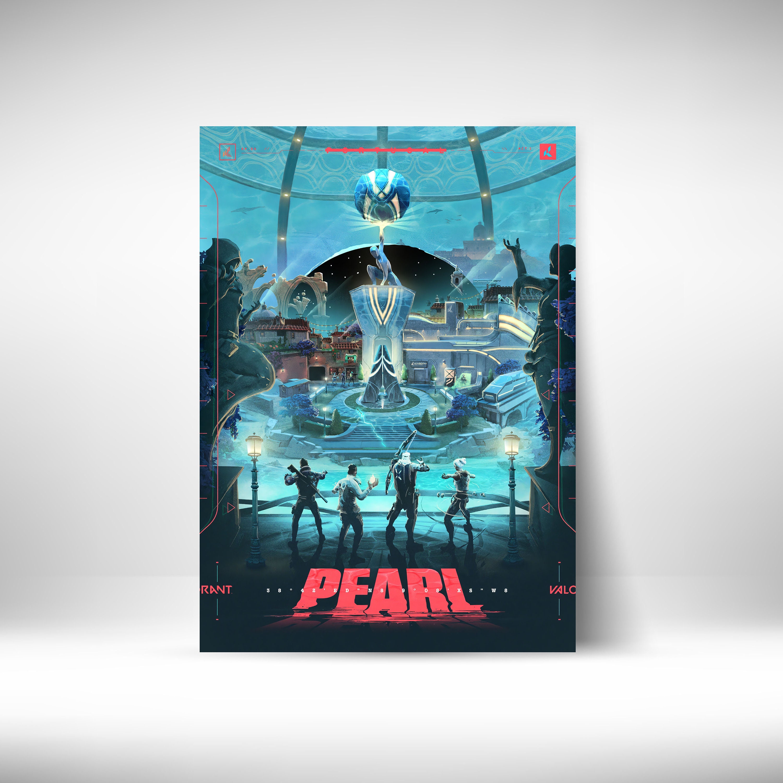 Pearl Valorant Pearl Valorant Map Valorant Poster Valorant Map - Etsy