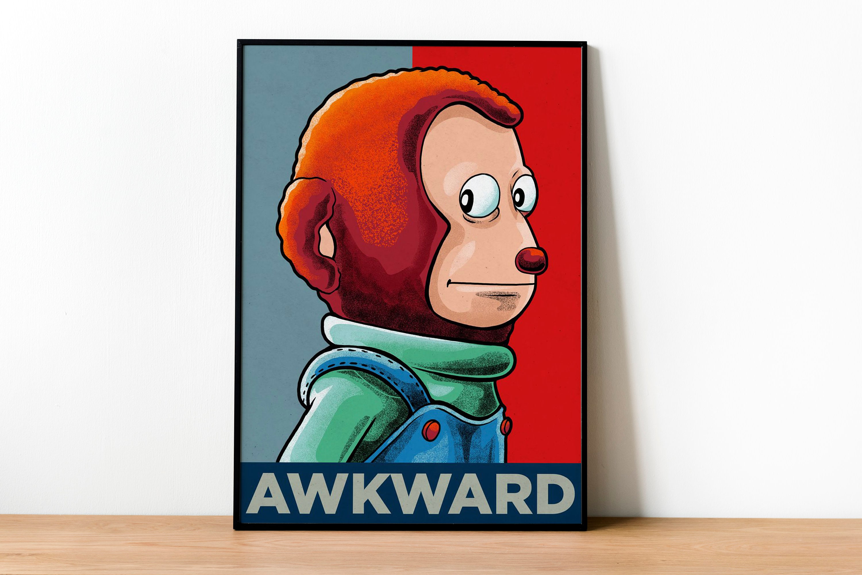 Awkward Monkey Meme Funny Monkey Poster Funny Memes Funny Present Meme ...