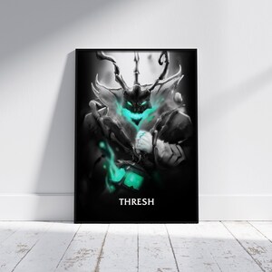 Thresh Poster: League of Legends Gaming Room Decor - Etsy