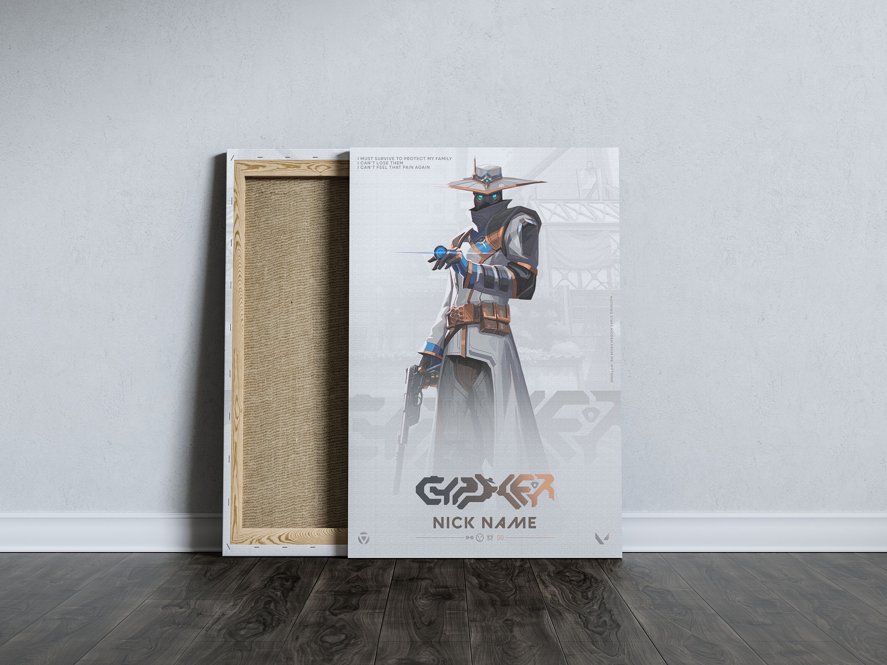 Cypher Valorant Valorant Poster Gaming Poster Gamer Room Decor - Etsy