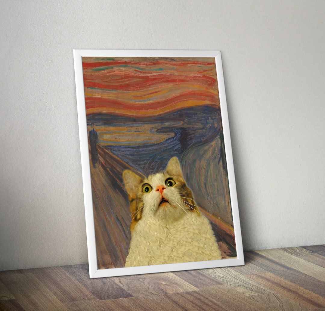 Funny Cat Meme Poster: the Meow, Printable Art - Etsy