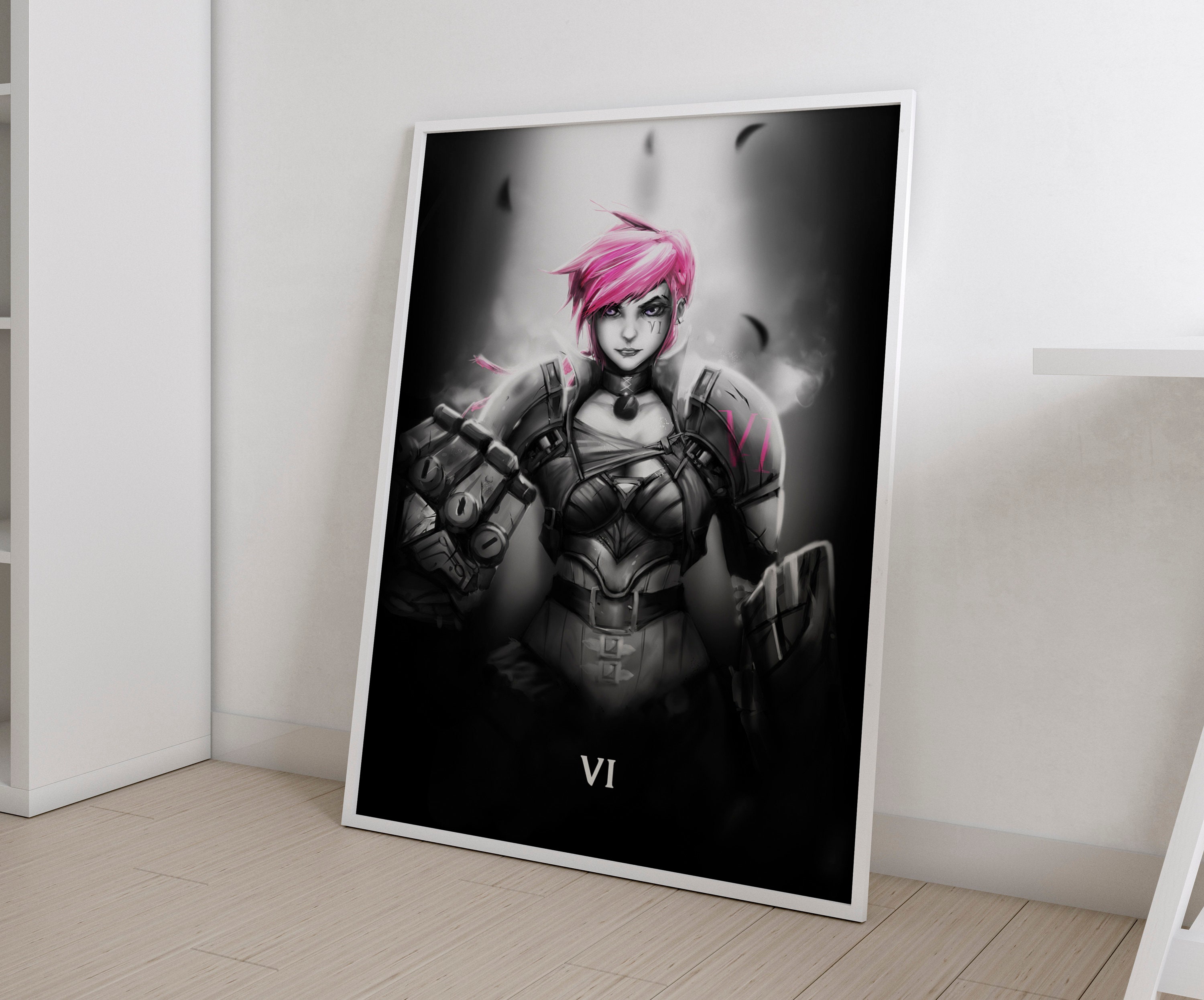 Vi The Piltover Enforcer Concept Art