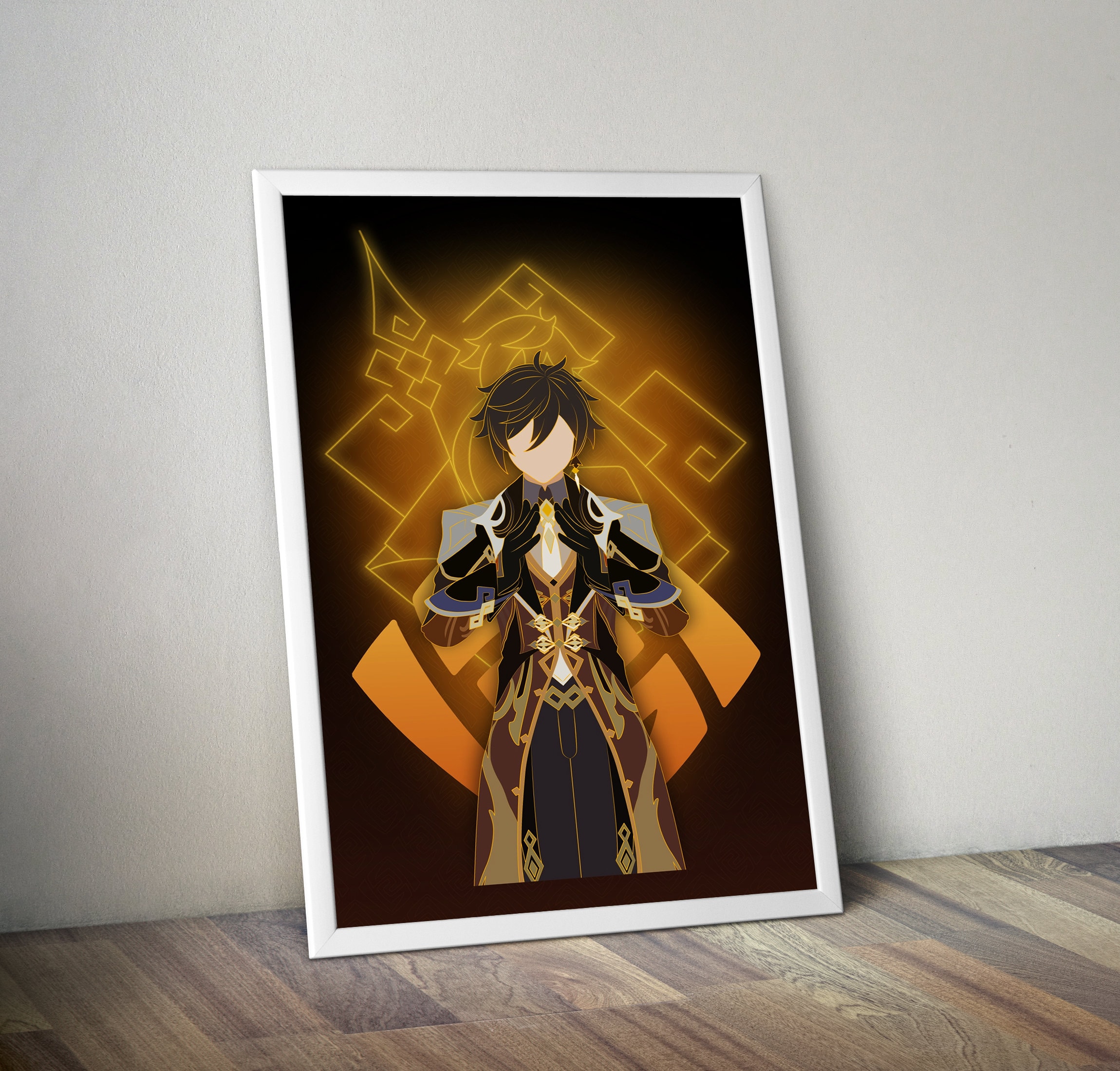 Genshin Impact Zhongli Genshin Impact Poster Anime Twitch Decor Genshin ...