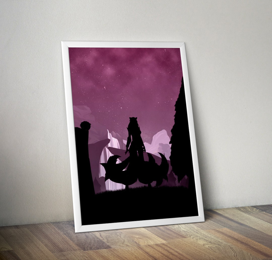 Ahri League of Legends League of Legends Poster Lol Poster Gaming ...
