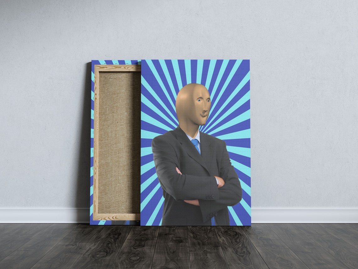 Stonks Guy Meme Funny Memes Poster Funny Memes Funny Present Meme ...