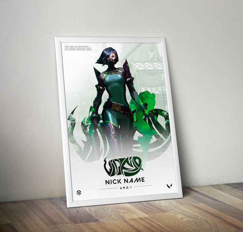 Viper Valorant Valorant Poster Gaming Poster Gamer Room Decor - Etsy