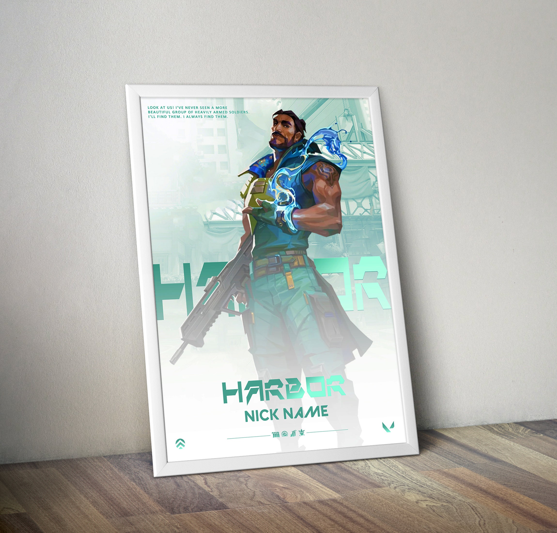 Harbor Valorant Valorant Poster Gaming Poster Gamer Room Decor - Etsy