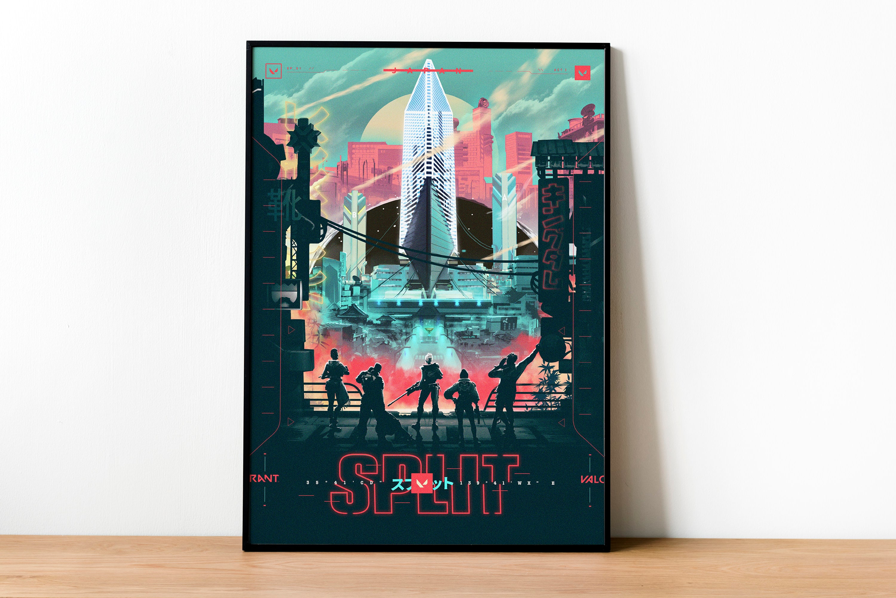 Split Valorant Split Valorant Map Valorant Poster Valorant Map - Etsy