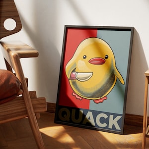Quack Quack Meme Funny Memes Poster Funny Memes Funny Present Meme ...