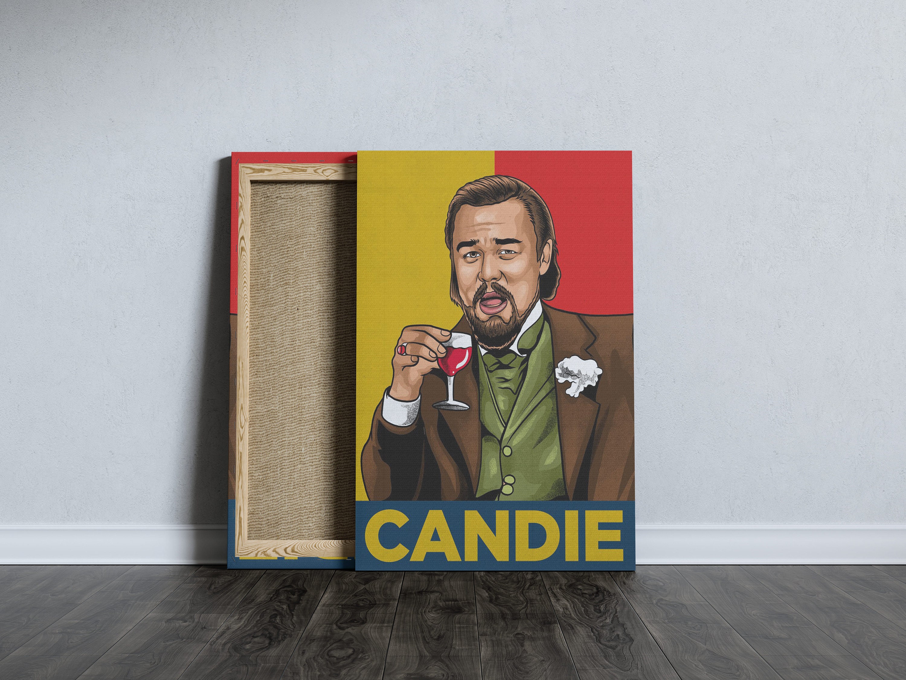 Leo Laughing Meme Funny Leo Poster Calvin Candie Funny Memes - Etsy