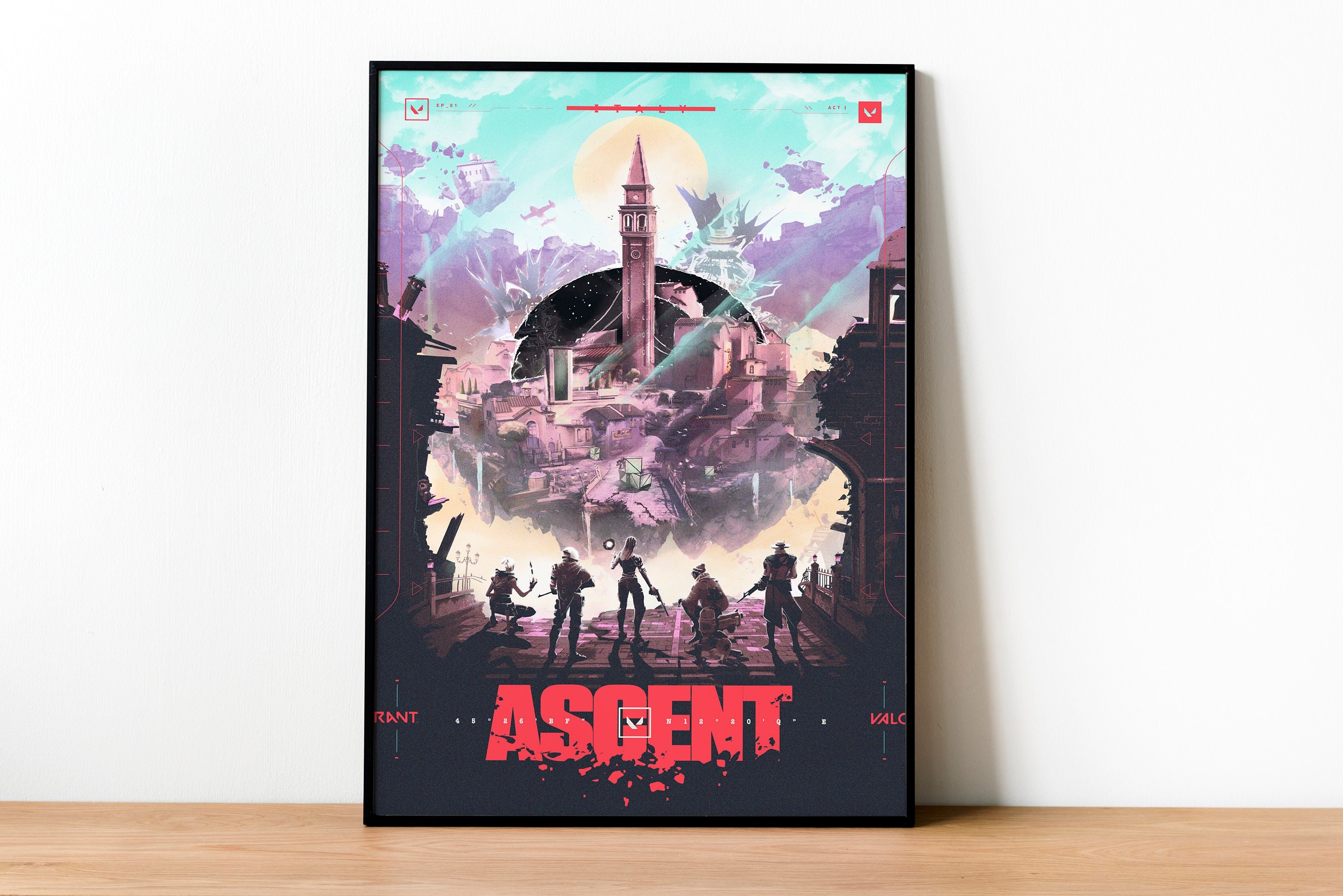 Ascent Valorant Ascent Valorant Map Valorant Poster Valorant - Etsy