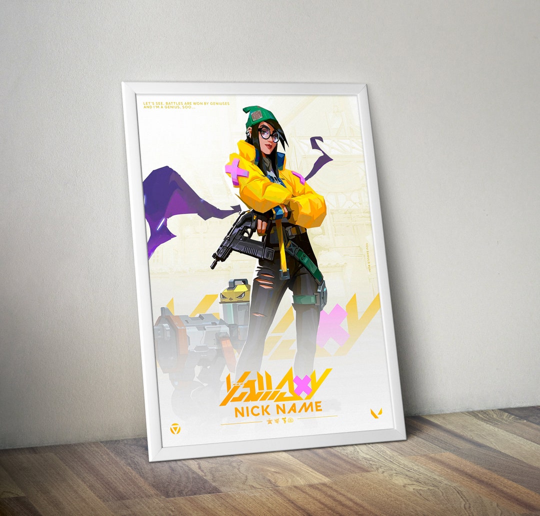 Killjoy Valorant Valorant Poster Gaming Poster Gamer Room Decor Gamer ...