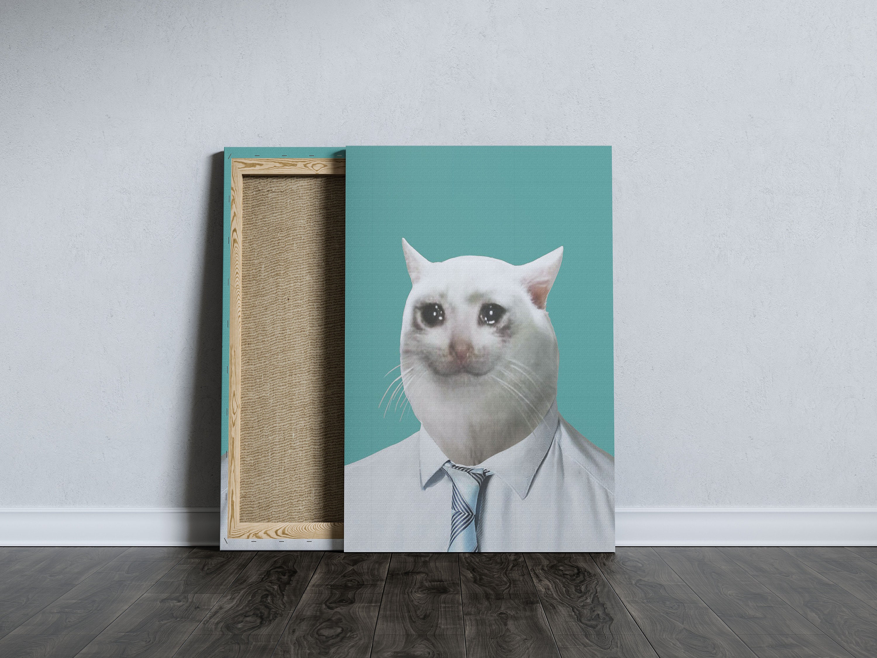 Crying Cat Meme Poster Funny Memes Funny Present Meme Poster - Etsy