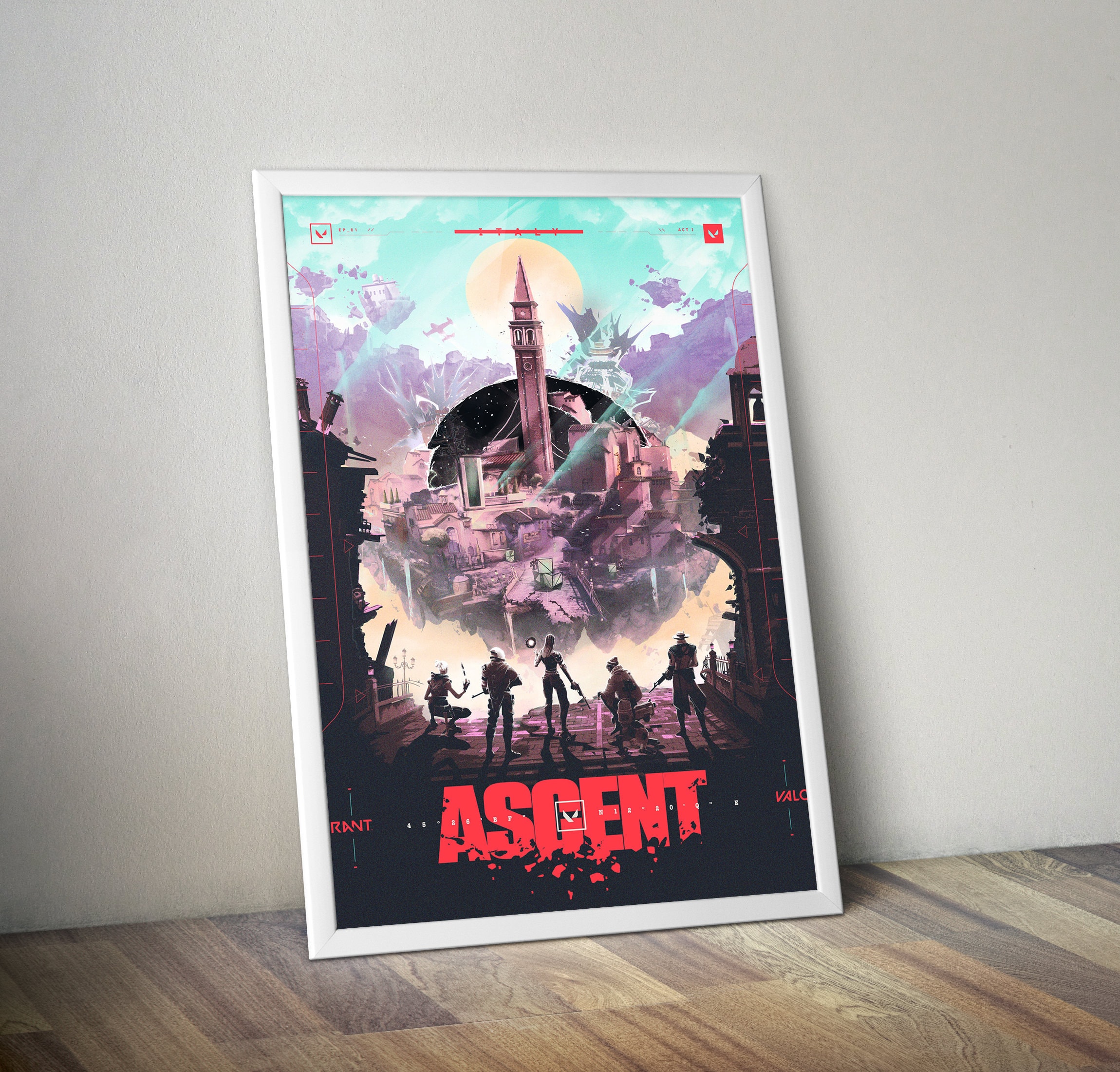 Ascent Valorant Ascent Valorant Map Valorant Poster Valorant - Etsy