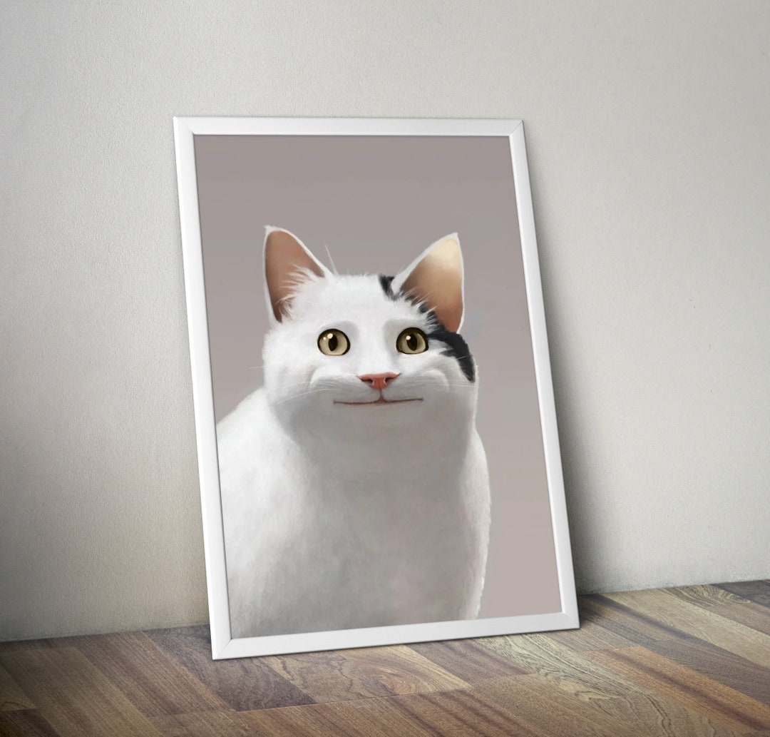 Polite Cat Meme Cat Meme Poster Meme Funny Present Meme Poster - Etsy