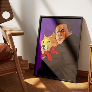 Doge Meme Doge Poster Elon Musk Funny Memes Funny Present Meme Poster ...