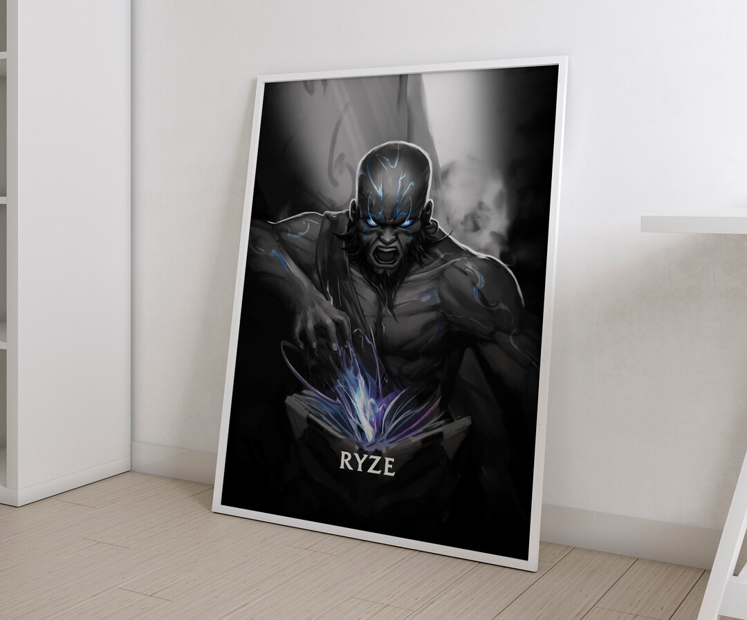 Ryze League of Legends League of Legends Poster the Rune Mage Lol ...