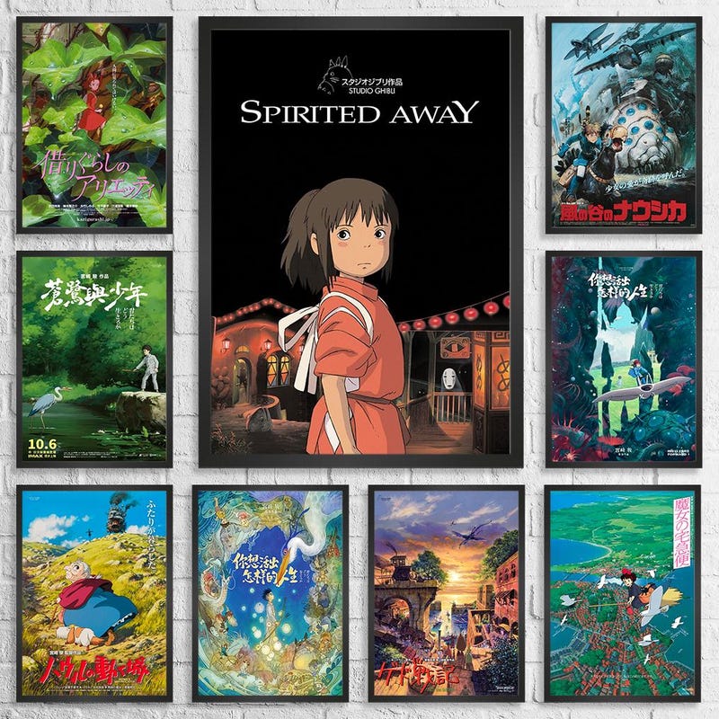 Studio Ghibli Posters - Etsy