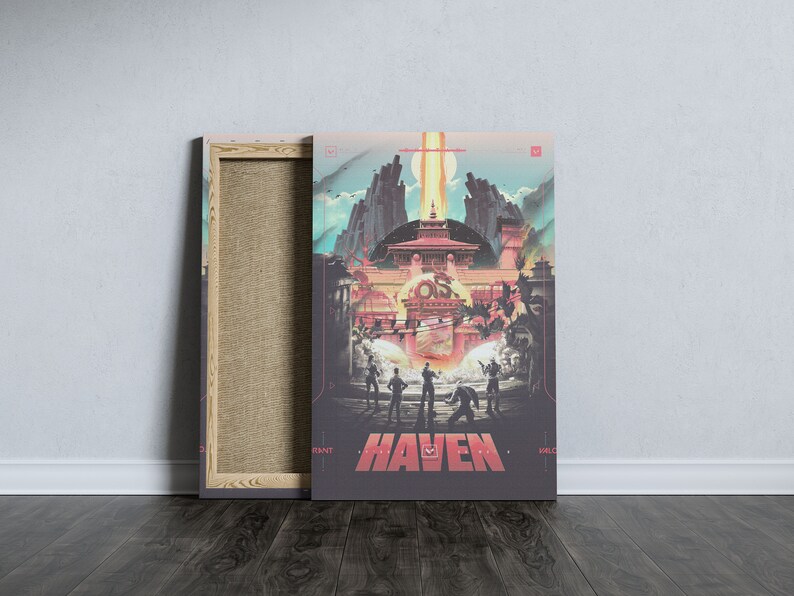 Haven Valorant Haven Valorant Map Valorant Poster Valorant Map - Etsy