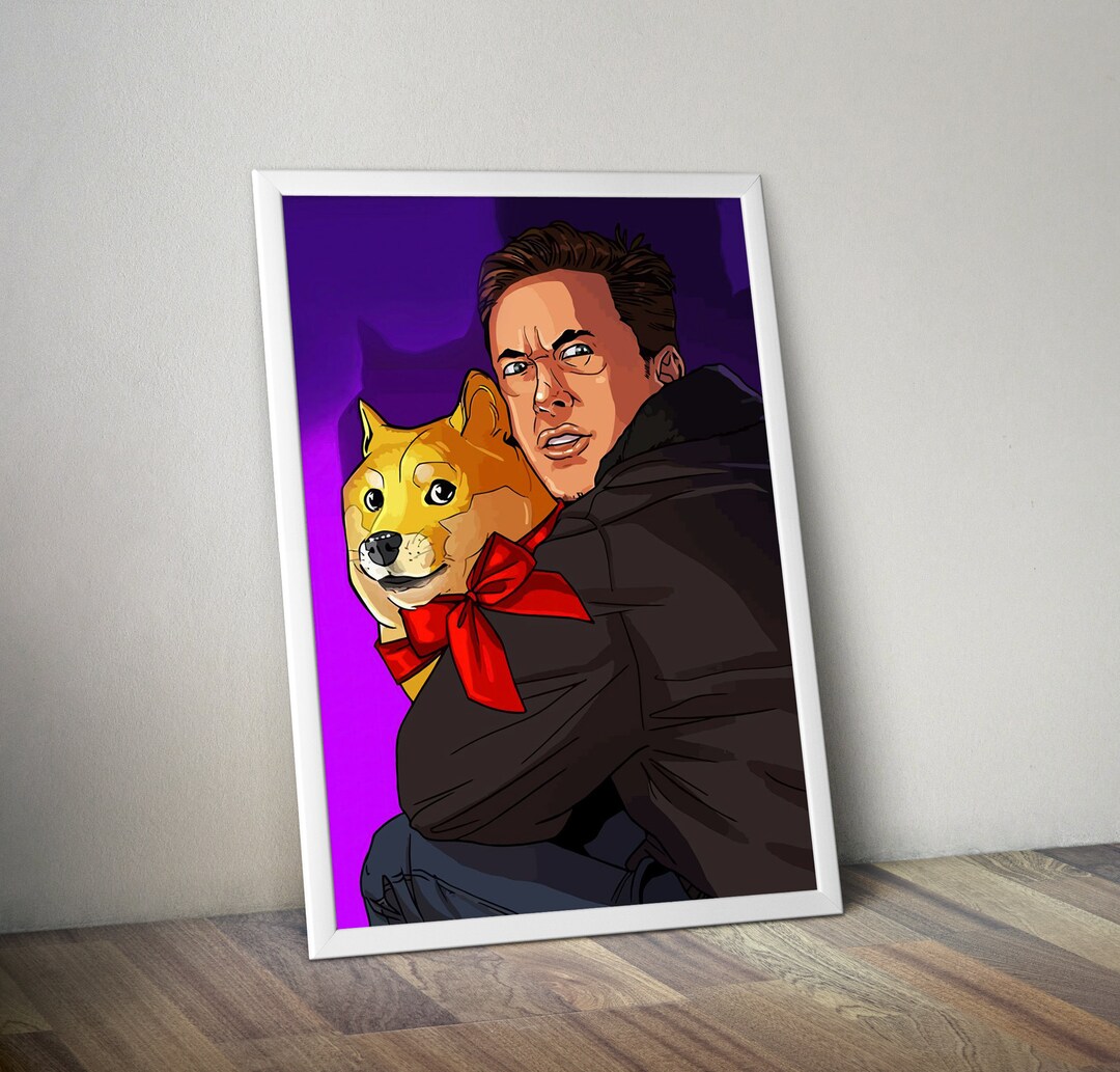 Doge Meme Doge Poster Elon Musk Lustige Meme Lustig Geschenk Meme ...